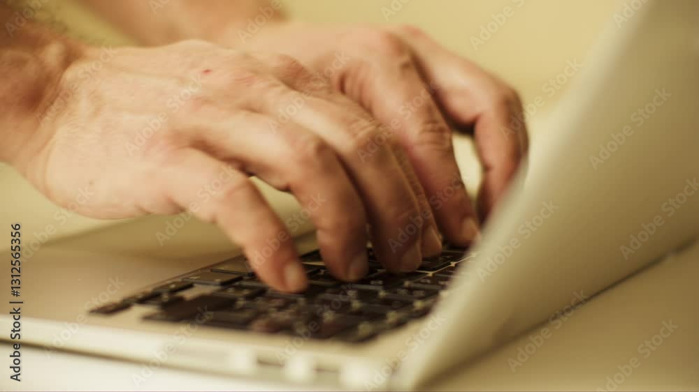 laptop,notebook, hand,keyboard typing,with green screen monitor,screen ...