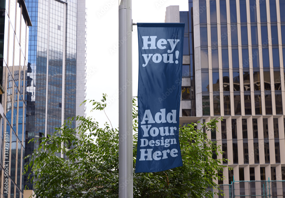Fly Banner Advertising in Urban Sydney Setting During Daytime Stock ...