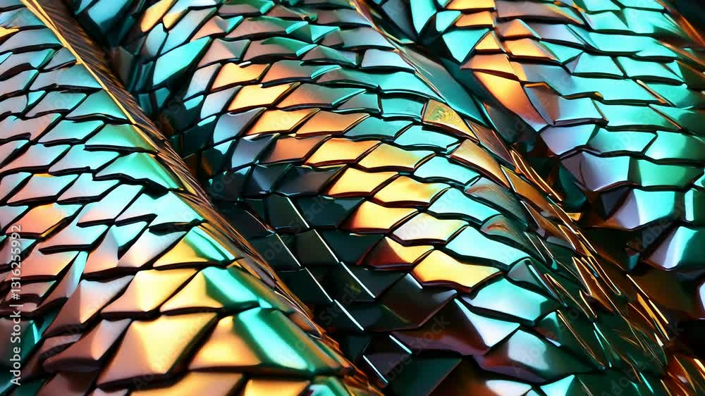 Visual chaos: a vibrant, intricate video background with surreal ...