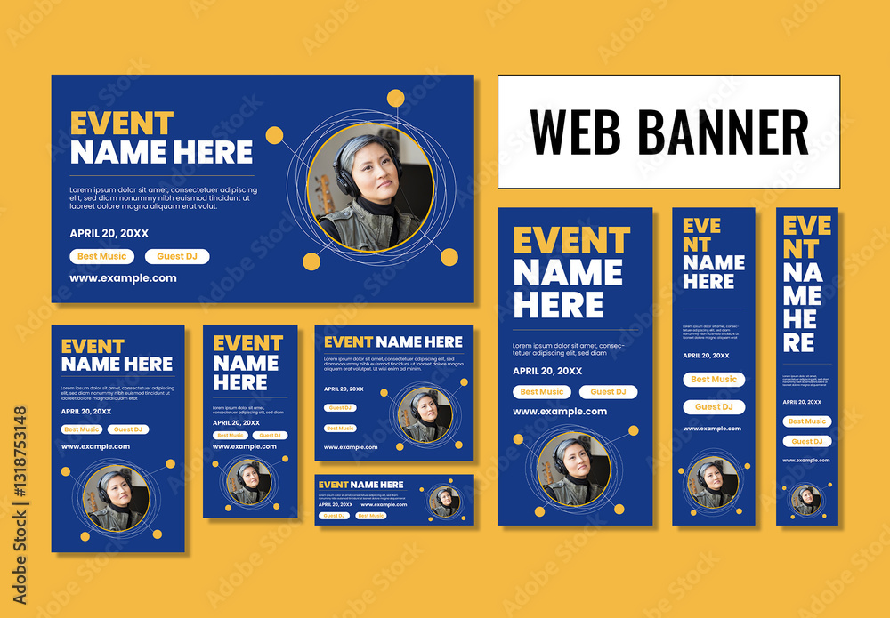 Internal Corporate Events Web Banner Design Template Stock Template ...