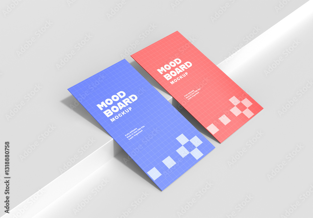 MoodBoard Mockup Layout Stock Template | Adobe Stock