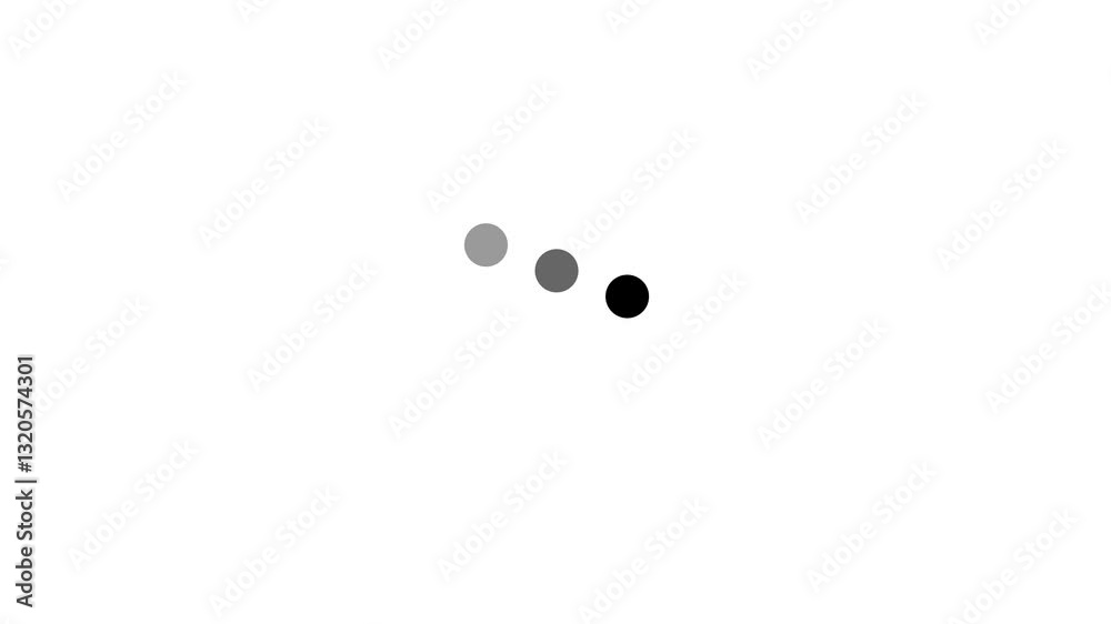 Typing loading dots on transparent background with alpha channel ...