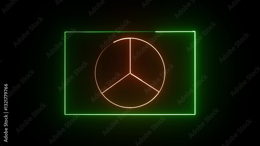 Seamless loop animation circle frame ultra video motion graphic ...