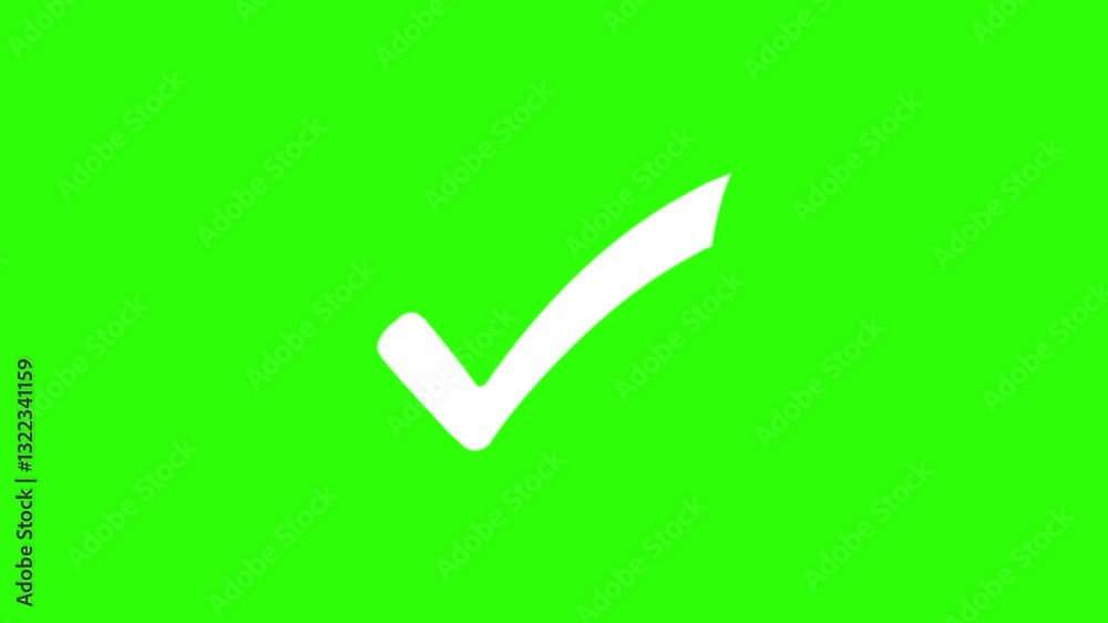 Simple check mark animation, Animation of check mark, green check mark ...