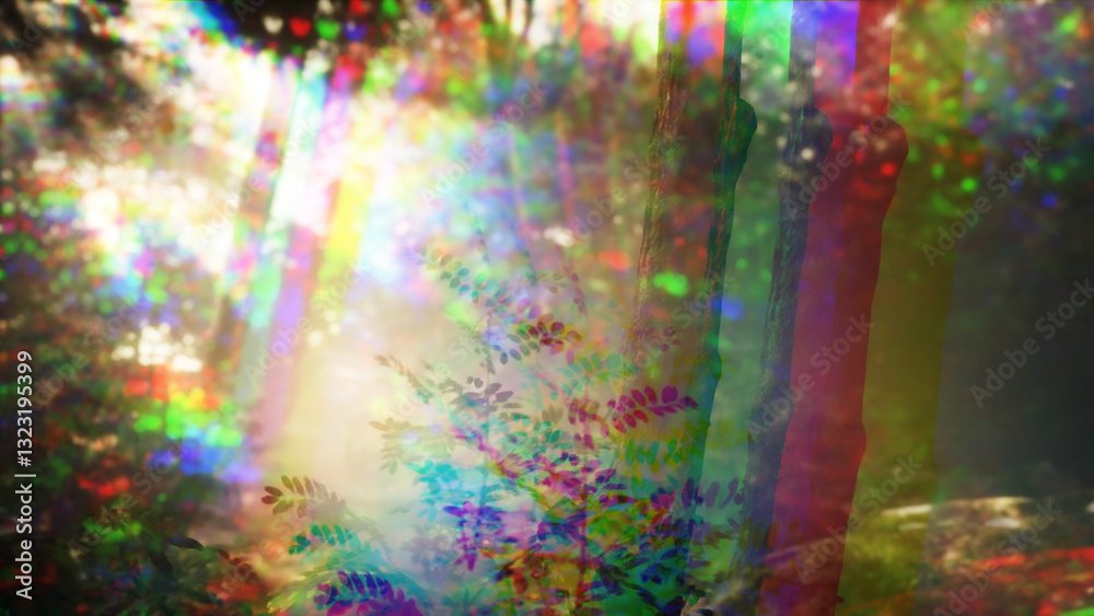 RGB Shift Zoom In Transitions Stock Template | Adobe Stock