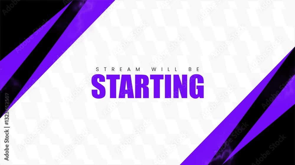 Stream is starting screen, Twitch overlay, Twitch streaming overlay ...