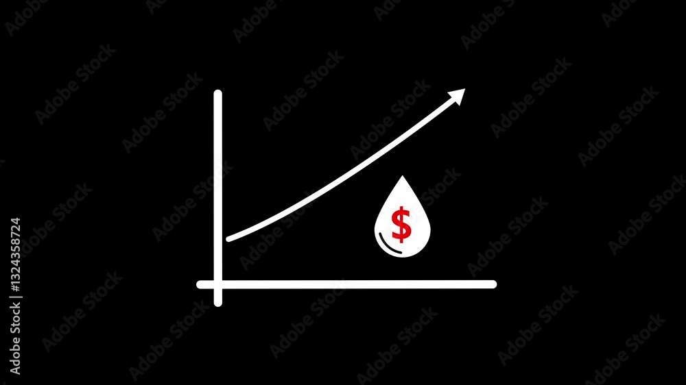 fuel price increase graph chart animated. petrol price increase chart ...