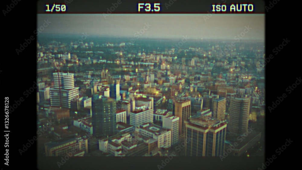 Old School Camera Recording Overlay Stock Template | Adobe Stock