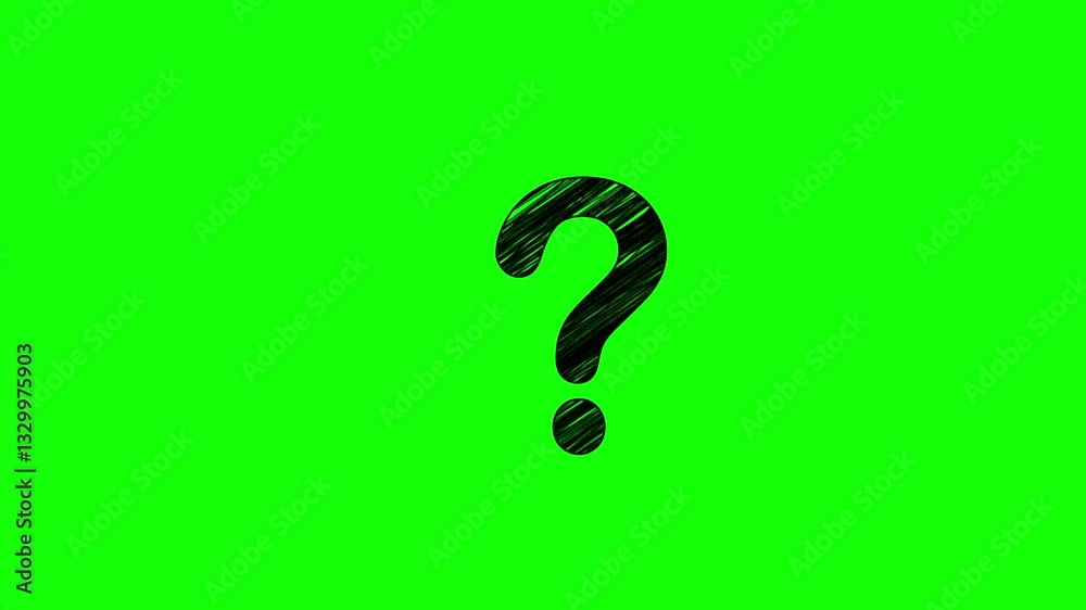 question mark animation. Cartoon comic questions marks flying animated ...