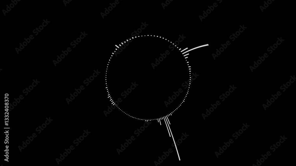 Advanced Sound Frequency Spectrum Animation with Realistic Audio Wave ...