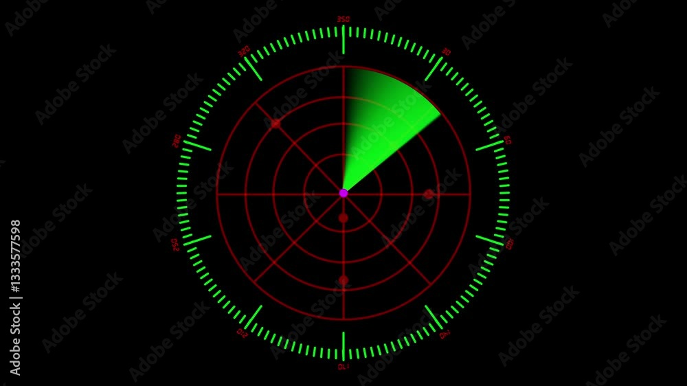 Map HUD Interface target,radar direction scan for target, searching HUD ...