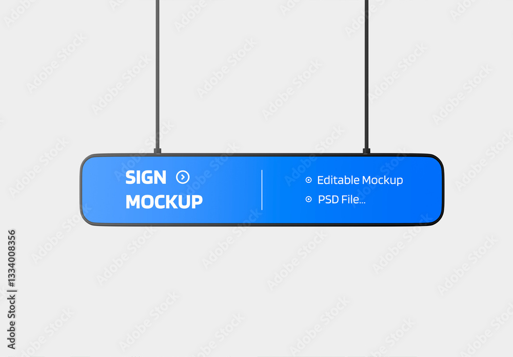 Wayfinding Signage Mockup Stock Template | Adobe Stock