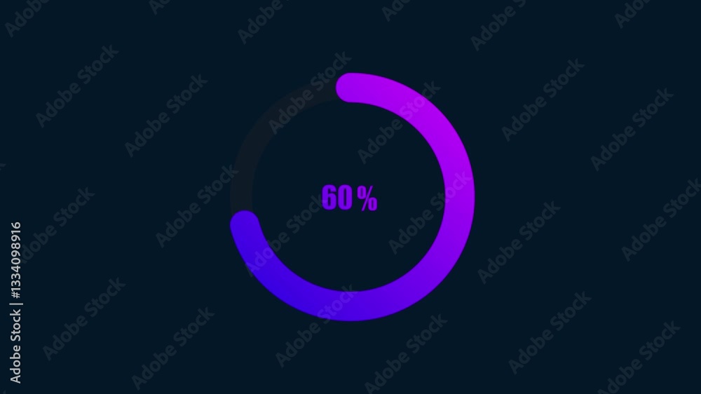 Stockvideo 4K Progress Bar Animation.progress loading bar 0-100 percent ...