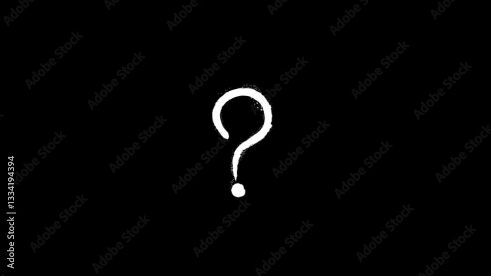question mark animation. Cartoon comic questions marks flying animated ...