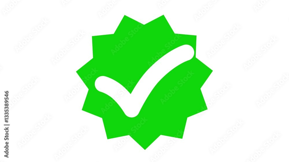 Tick check mark check button icon, Check mark icon symbol, abstract ...