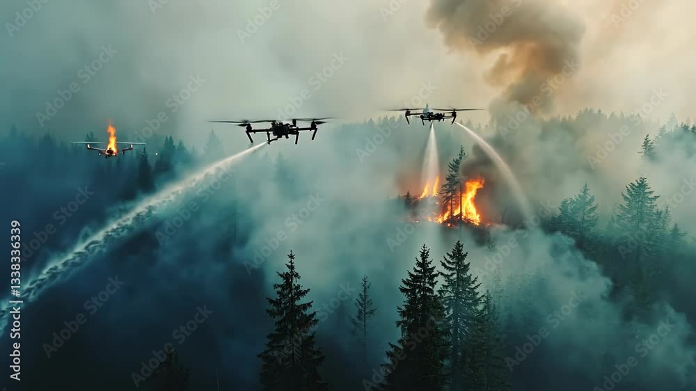 Drones in wildfires showcase natureinspired tech for crisis management ...