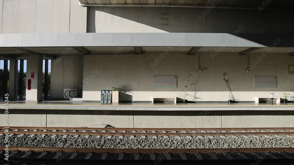 passing through the chichen itza train station on new railroad in ...