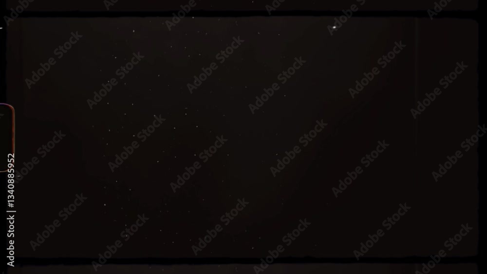 black background, dust particles, film scratches, analog film, vintage ...