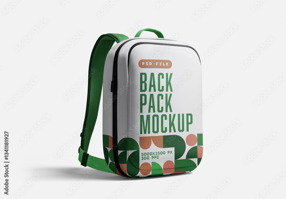 Backpack Branding Mockup Stock Template | Adobe Stock