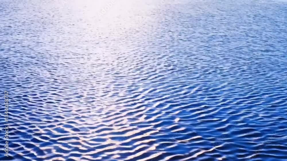 Calm Water Ripple Background Loop | Realistic Water Surface Effect in ...