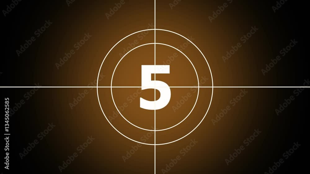 Circle countdown timer One minute animation from 10 to 1 seconds. New ...