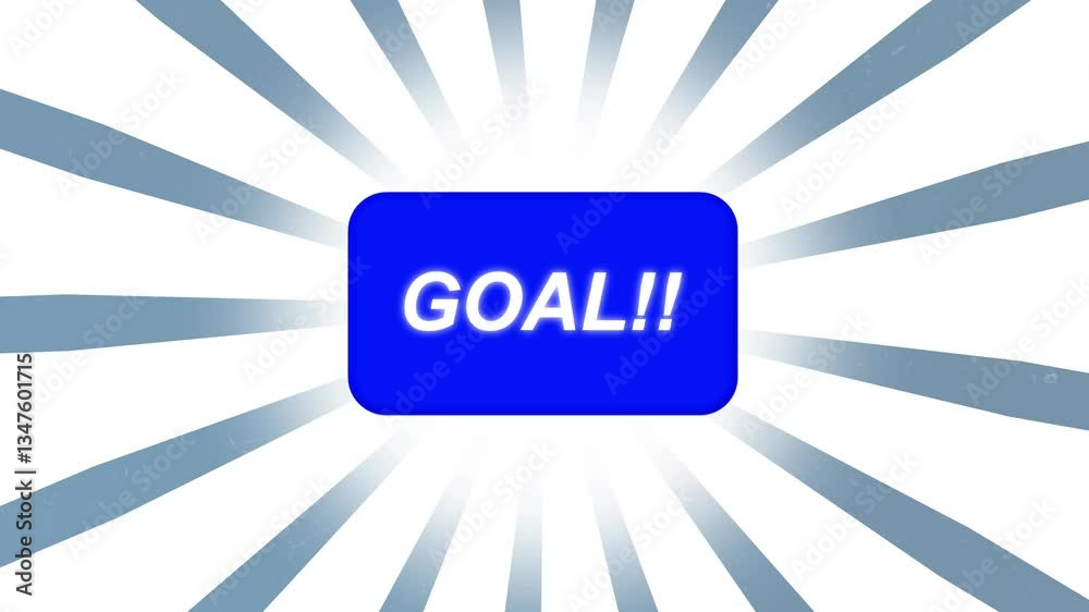 Goal!! comic font animation , Motion Graphics animation white capital ...