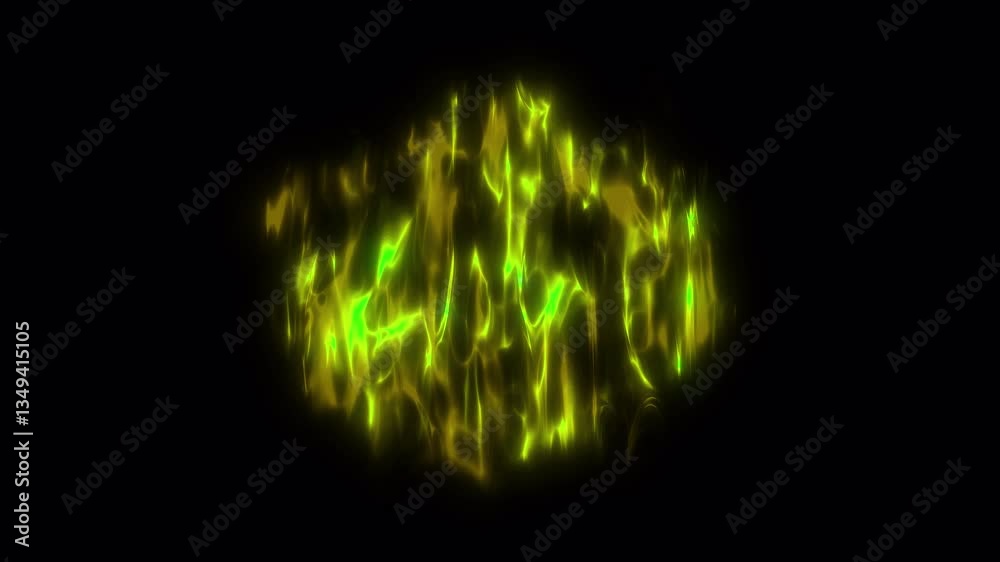 Fire Transitions on Transparent Background. Fire Energy Animation ...