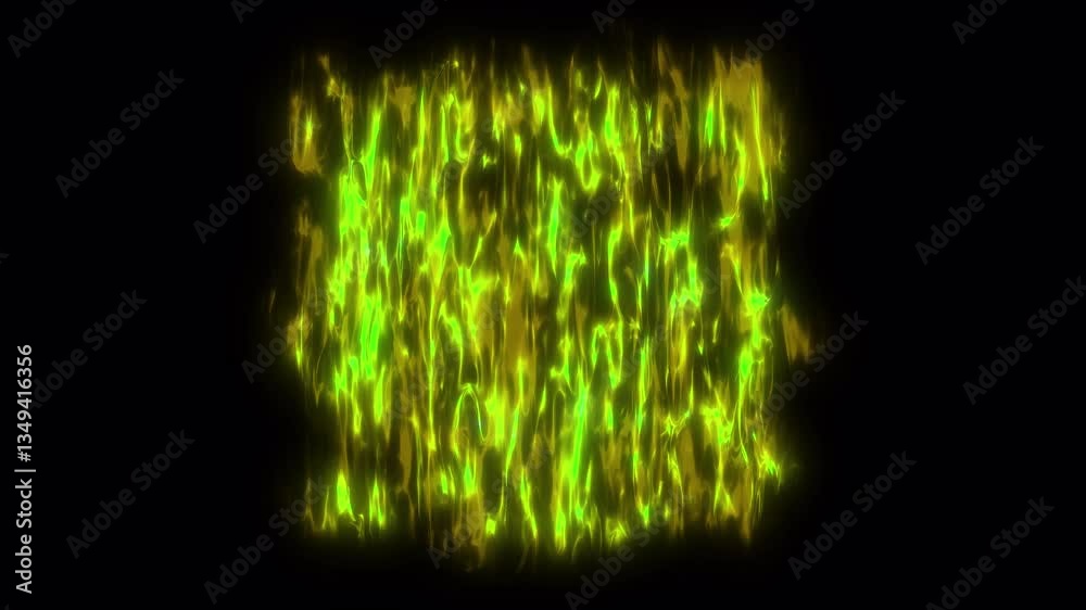 Fire Transitions on Transparent Background. Fire Energy Animation ...