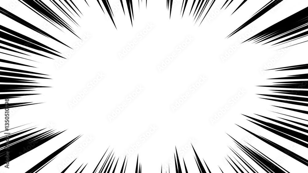 anime style comic spin line light background. Motion spin line ...
