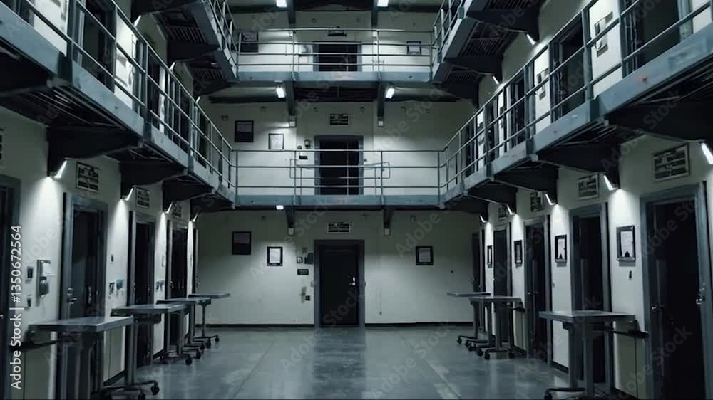 Full Prison Interior Walkthrough – Realistic Cinematic Tour of Cell ...