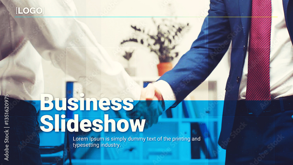 Business Slideshow Animation Stock Template | Adobe Stock