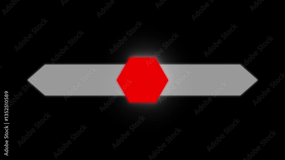 the v/s icon animation . 4K Animation of the modern lower third in ...