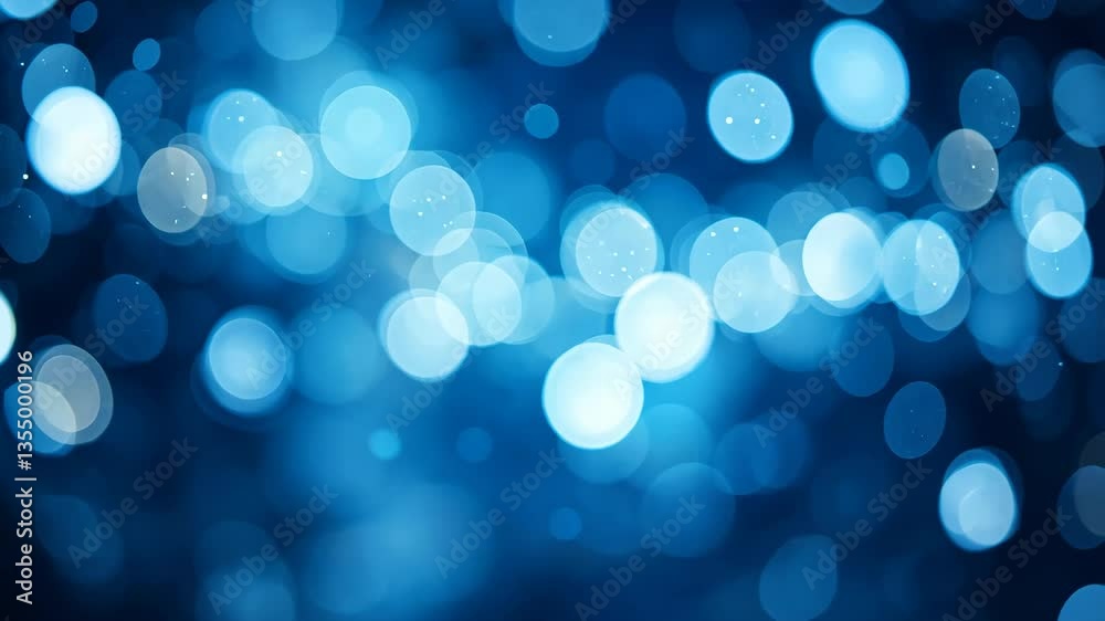 Elegant Navy Blue Bokeh Background with Soft Abstract Light Effects for ...