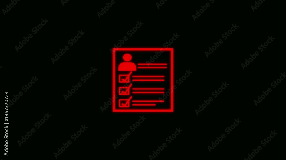 animated checklist or clipboard icon. Task List is Marked Complete ...
