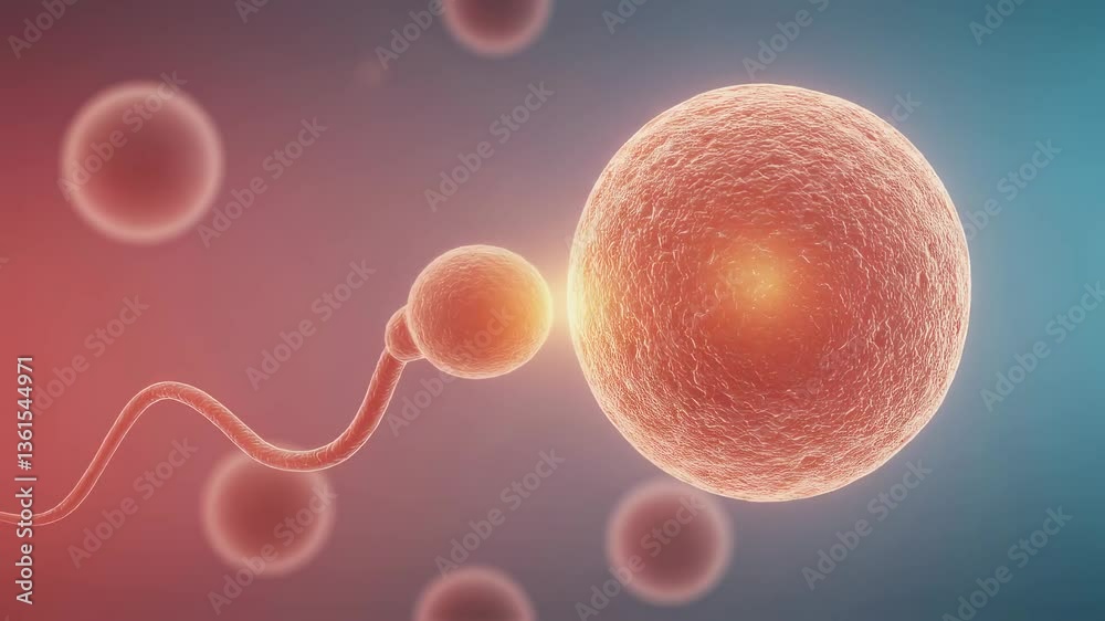 Sperm And Egg Cell Animation
