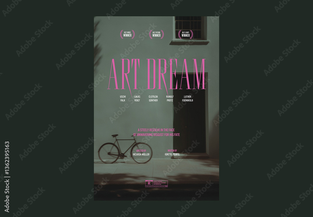 Movie Poster Template Stock Template | Adobe Stock