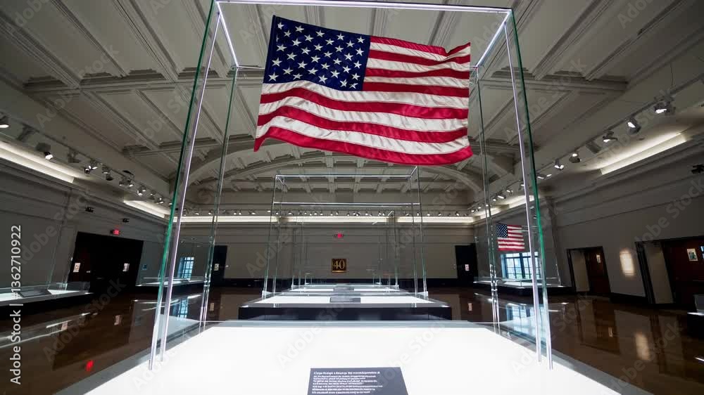 Grand hall reveals historical banners honoring national legacy, as ...