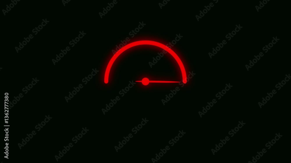 Speedometer Animation. Rating Meter. 4K Video.speed meter animation ...