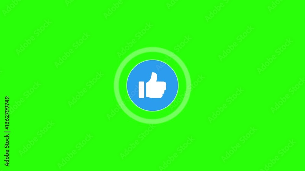 Thumbs up green screen. Thumbs Up animated emoji. Like react emotion ...