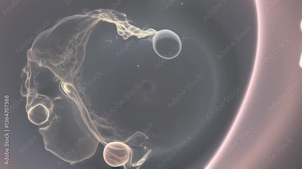 Pregnancy Stages Fetal Development & Maternal Health Animation A serene ...