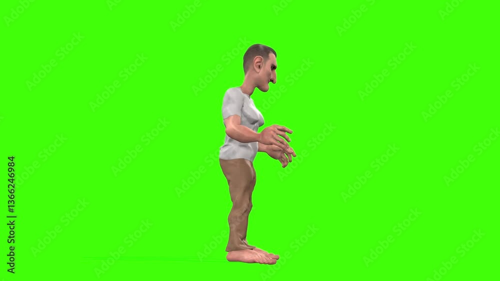 3D Cartoon character mouth lip syncing Facial Animation for narration ...