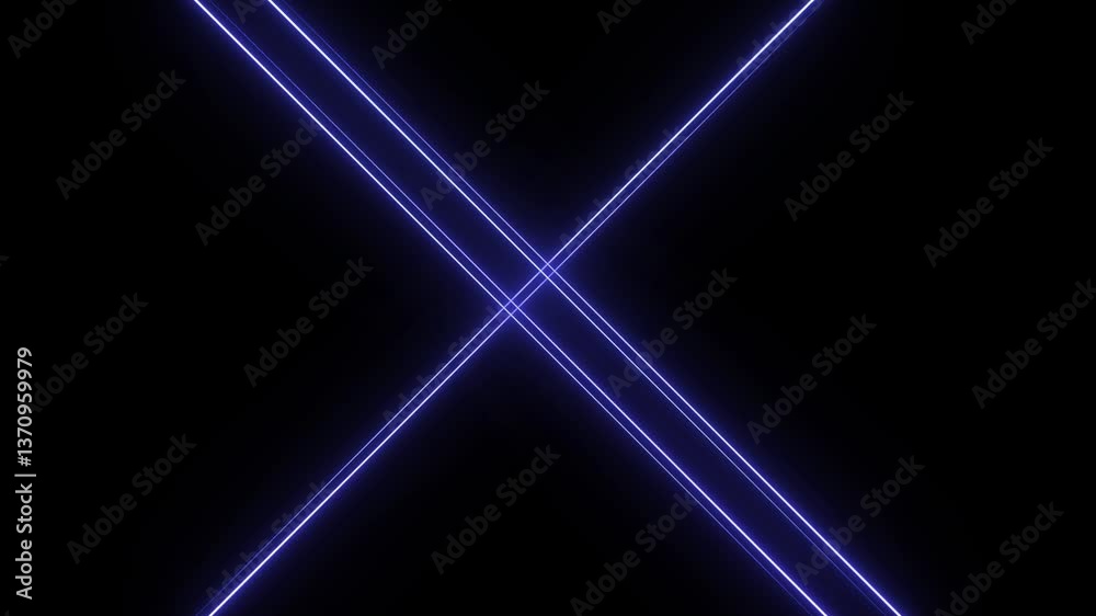 Neon line speed smooth animation 4k video. Laser light line animation ...
