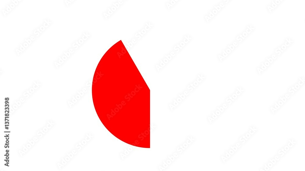 2D Colorful pie chart animation for Infographics and Data Visualization ...