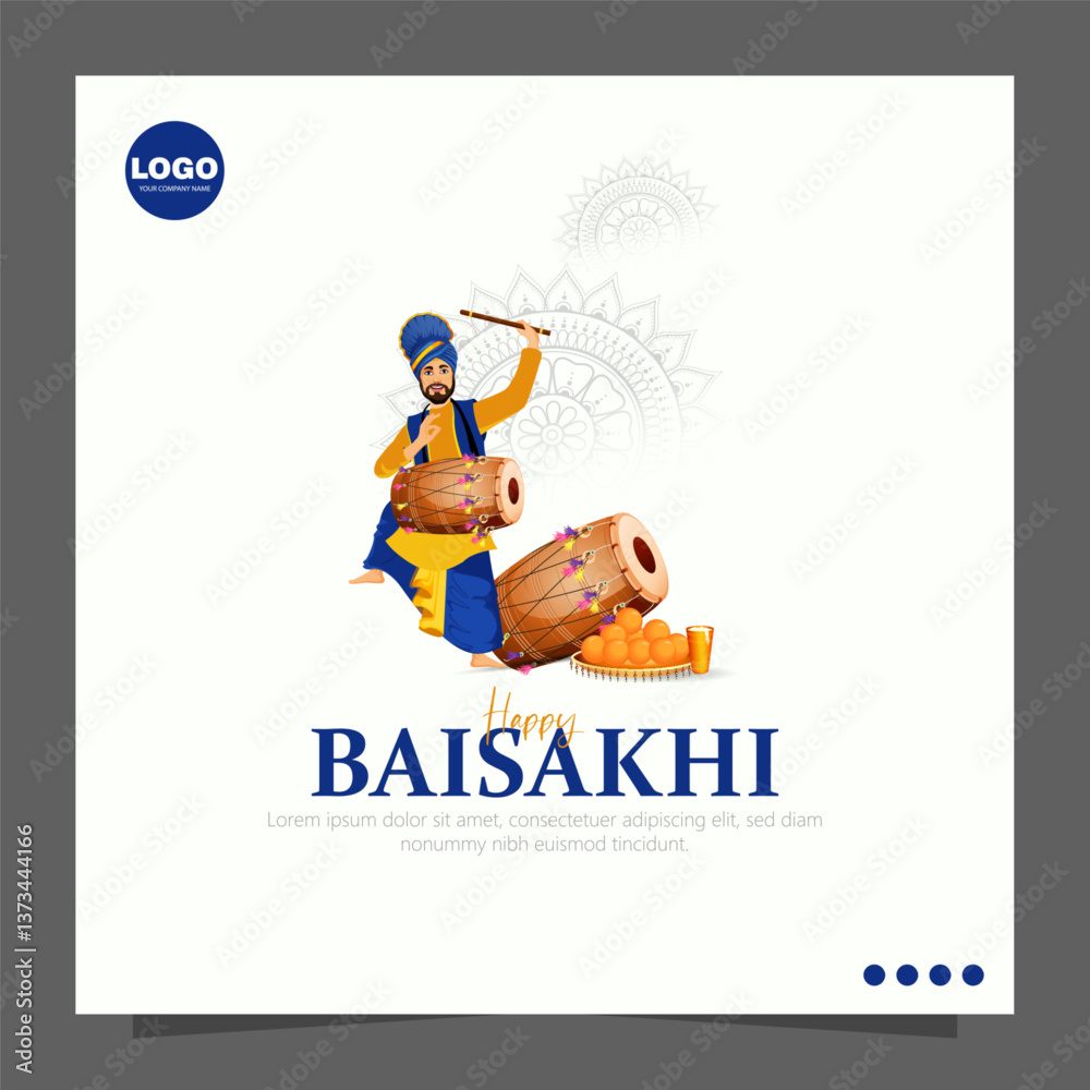 Poster Baisakhi, also known as Vaisakhi, is a major Sikh festival ...