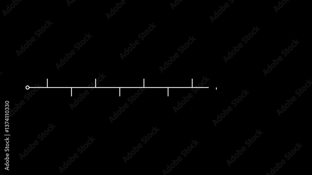 Easy to use timeline clip useful for infographic and other information ...