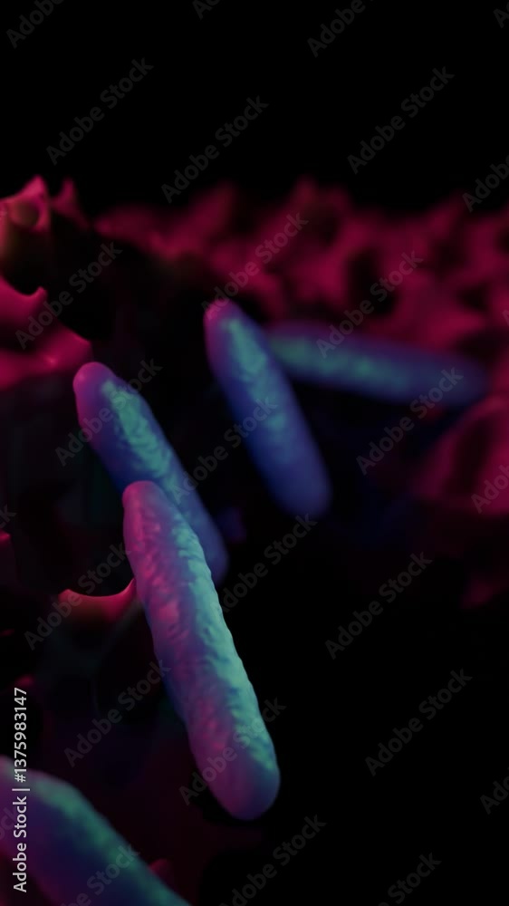 Anthrax bacteria (Bacillus anthracis) are rod-shaped, Gram-positive ...