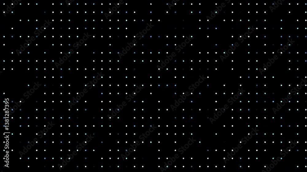 Abstract LED Pixels animated background, Technology and Abstract ...