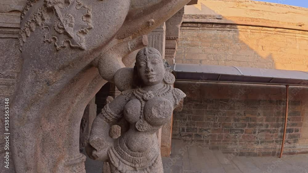 Stockvideon Sri Ranganatha Swamy temple is located in Srirangam ...