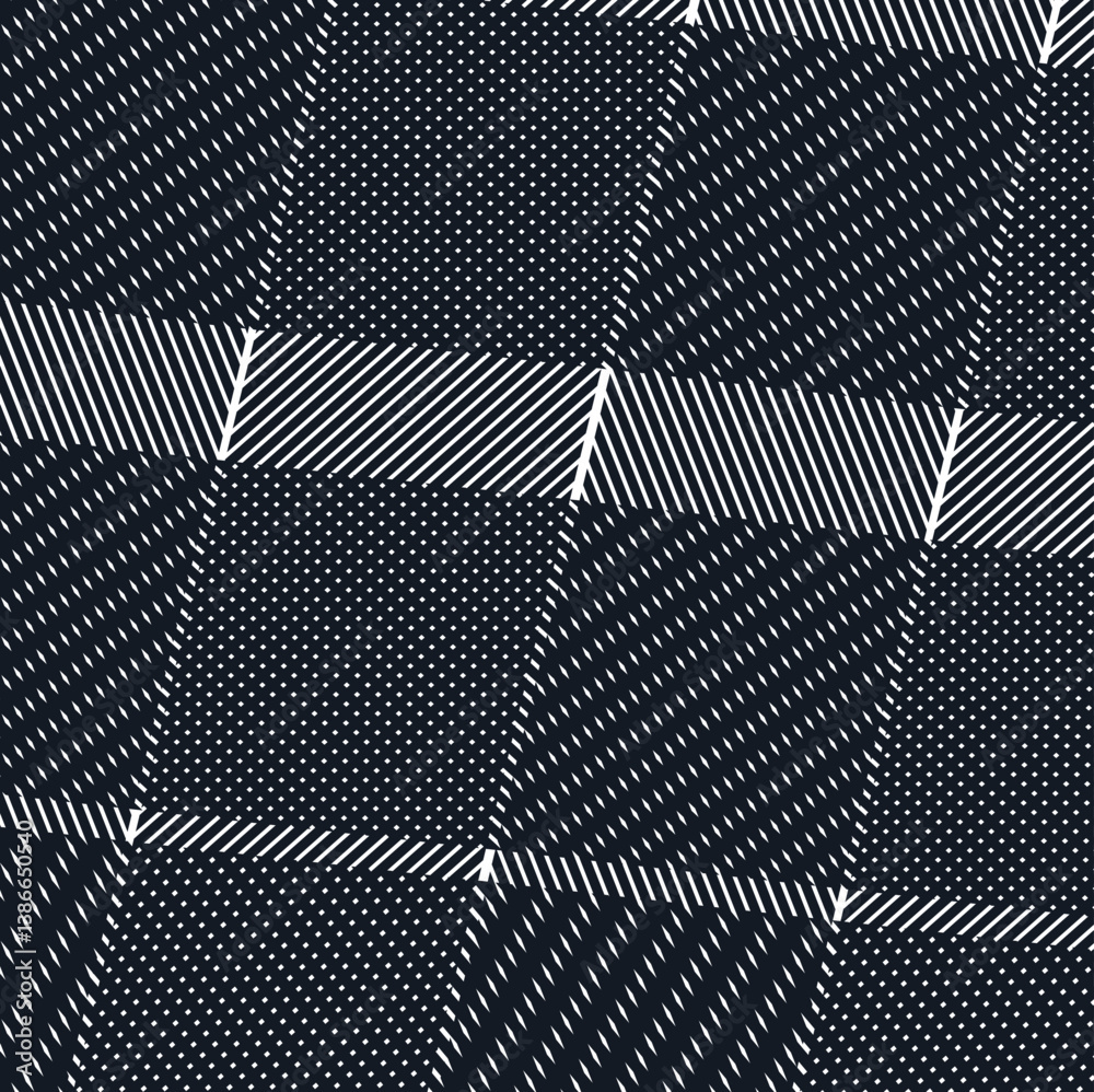 Poster Mesh texture with different zones and oblique seams. – Wall Art ...