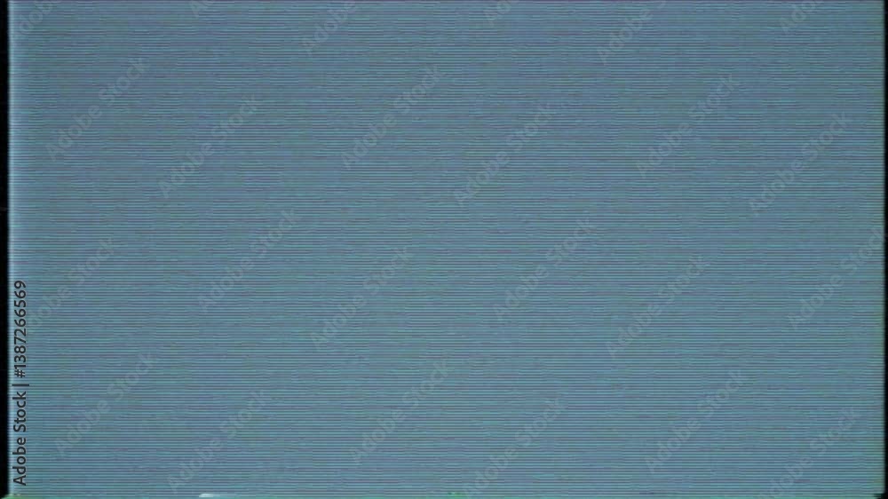 Interlaced analog VHS overlay with classic horizontal scan lines, soft ...